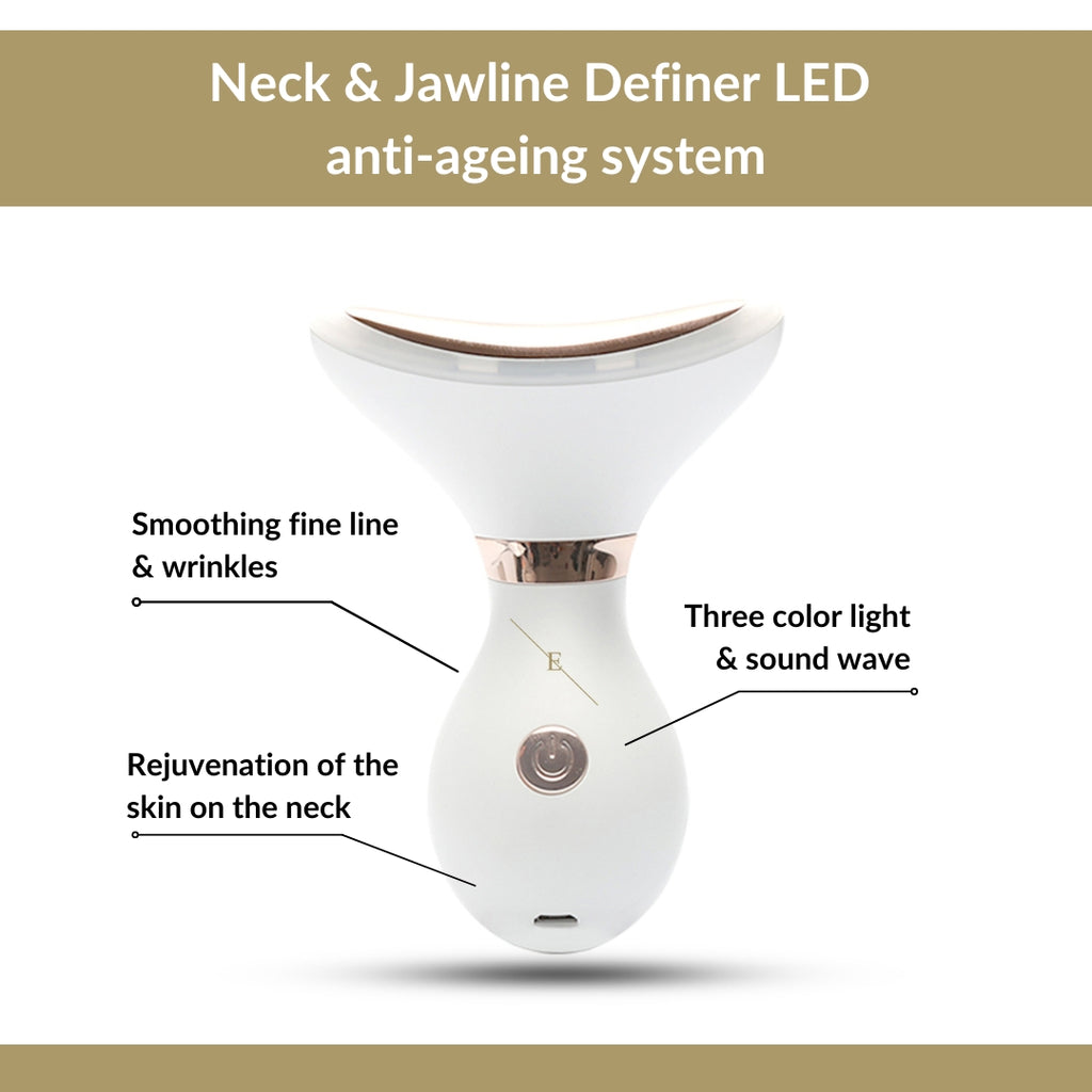 NECK & JAWLINE DEFINER LED ANTI AGEING SYSTEM – ErthSkin London